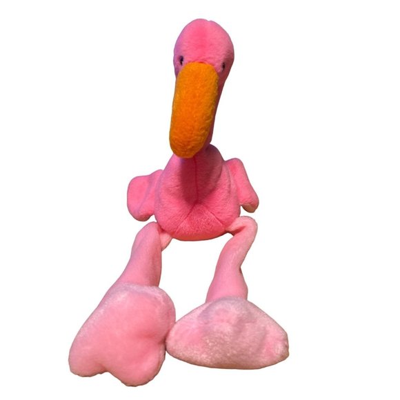 Ty | Toys | Ty Beanie Babies Pinky Flamingo Plush Stuffed Animal Hang ...